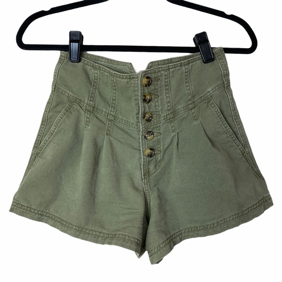 Forever 21 | Shorts | Forever 2 Highwaisted Olive Colored Shorts Sz S ...
